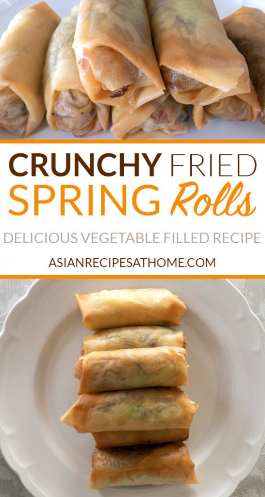 Crunchy Fried Spring Rolls – Asian Recipes At Home