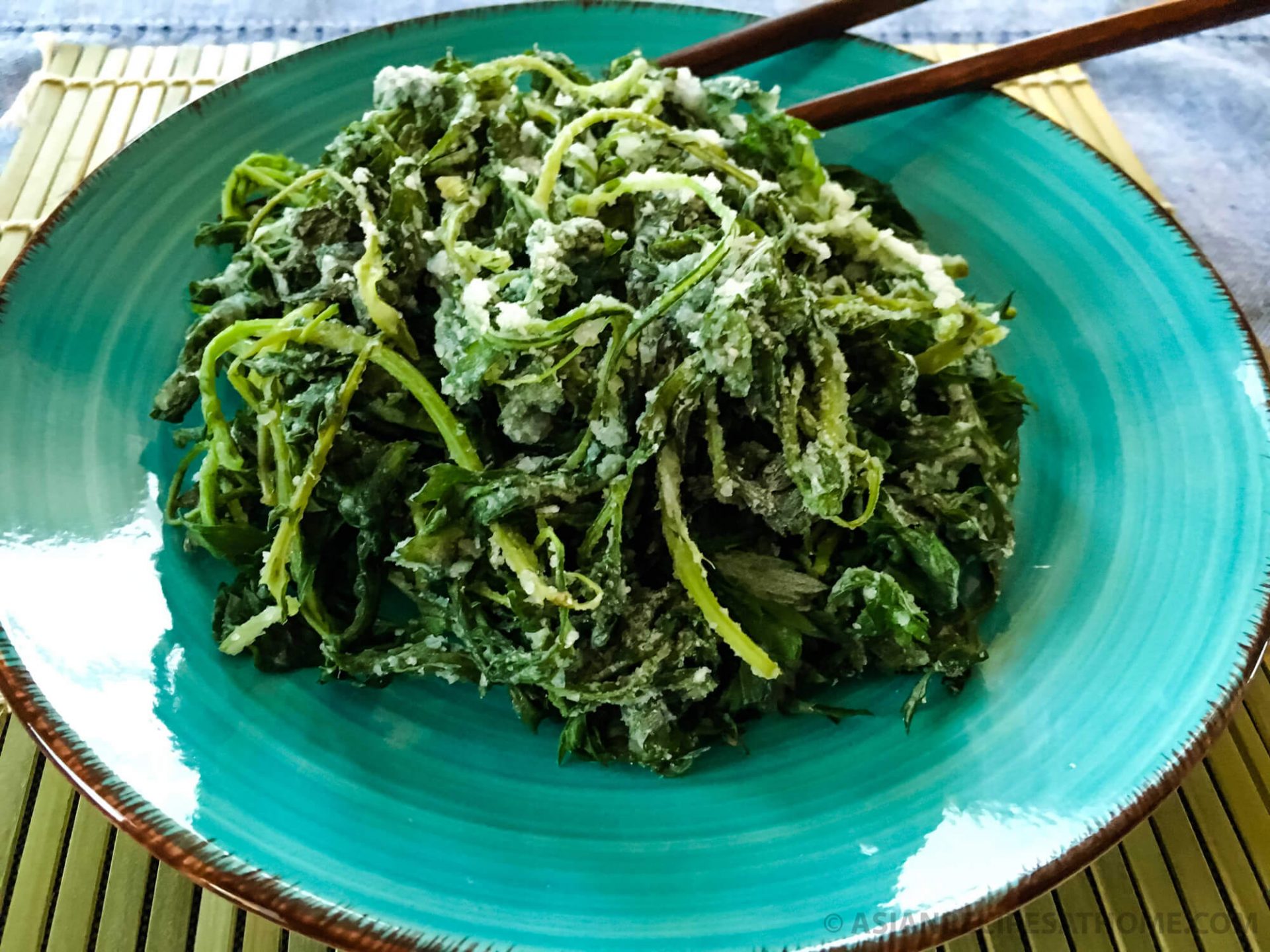 Korean Snack Steamed Mugwort Greens (Ssuk) – Asian Recipes At Home
